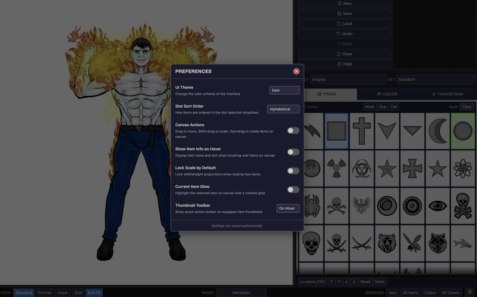 HeroMachine Character Portrait Creator | Create your own super-hero ...